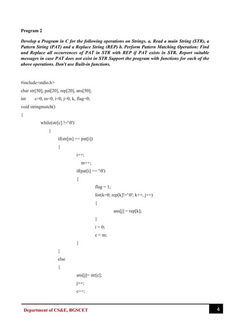 Vtu Data Structures Lab Manual Bcs304 Pdf Pdf Programming Languages