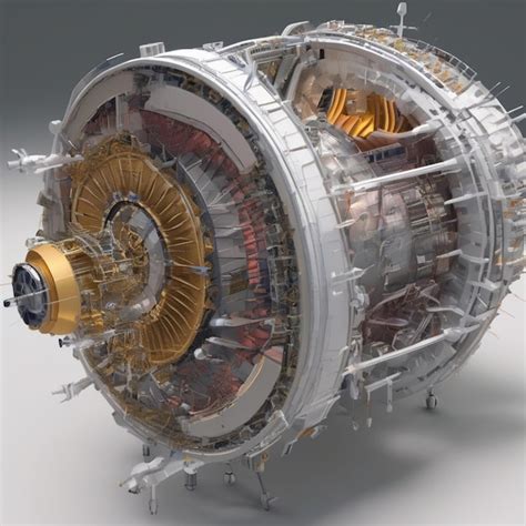 Hyperdetailed Plasma Propulsion System Premium Ai Generated Image