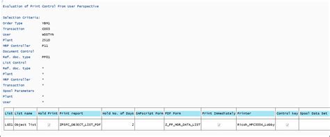 Display Output Production Order Sap Community