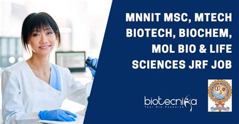 A Woman In White Lab Coat And Blue Gloves With Text That Reads Mini Ms Mech Biotech Biochem