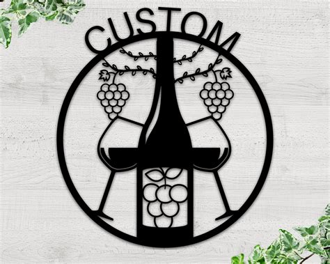 Personalized Wine Sign Custom Sign Wall Sign Wine Home Decor Wine