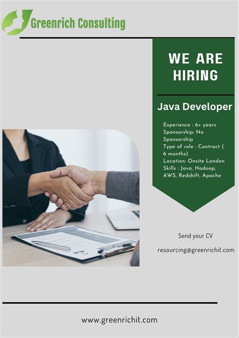 Greenrich Consulting Ltd On Linkedin Hiring Hiringimmediately