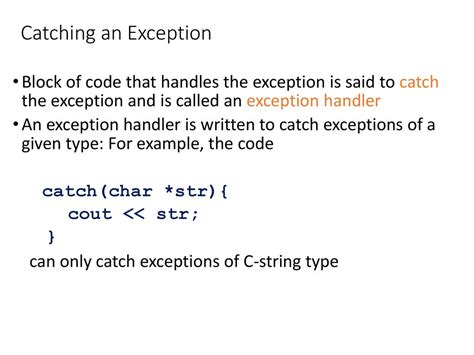 Exception Handling Ppt Download