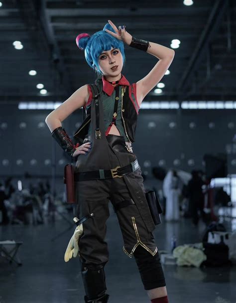 League Of Legends Arcane Act Ii Jinx Powder” Premium Cosplay Costume