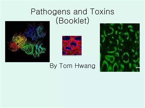 Pathogens And Toxins Ppt
