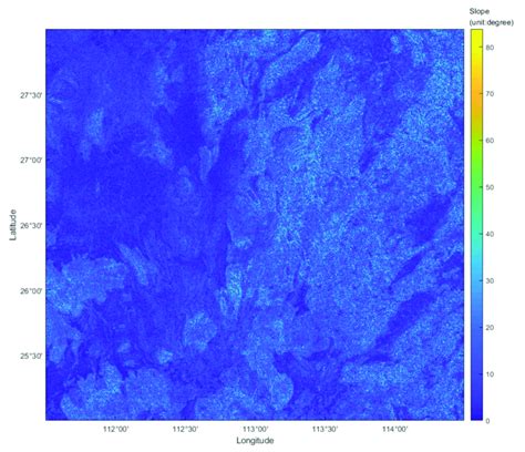 Slope Map Of Study Area Download Scientific Diagram