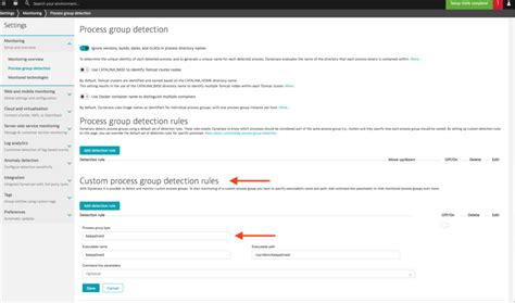 Set Up Custom Process Groups For Monitoring