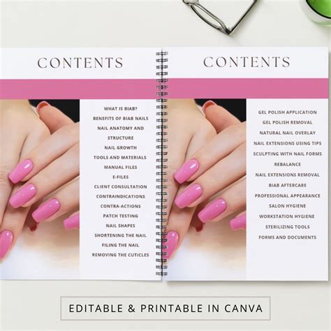 Biab Nails Printable Manual The Beauty Academy