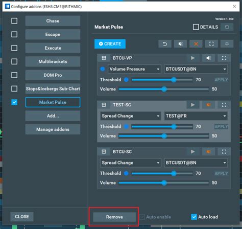 Add Ons Manager Bookmap Knowledge Base