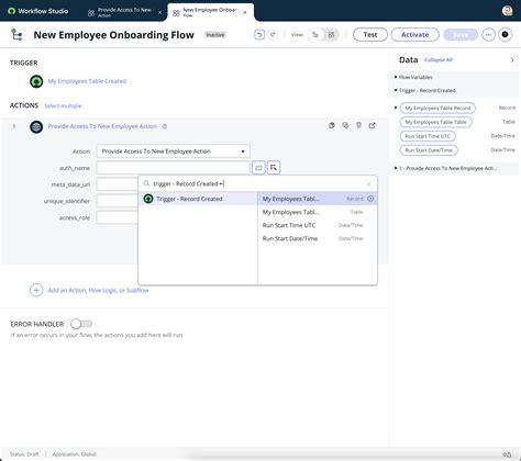 Create WorkFlow