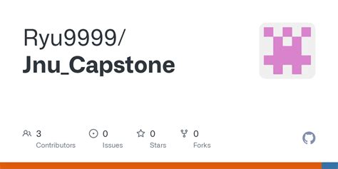 GitHub Ryu Jnu Capstone