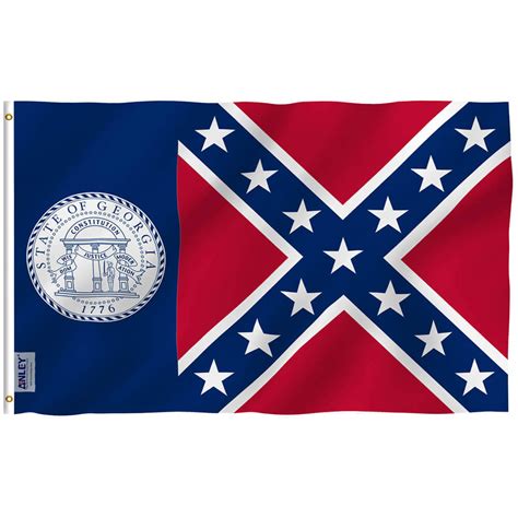 Fly Breeze Old Georgia State Flag 3x5 Foot Anley Flags