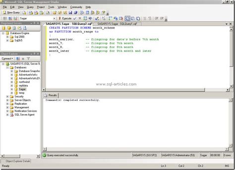 Creating Partitioned Tables Sql Articles