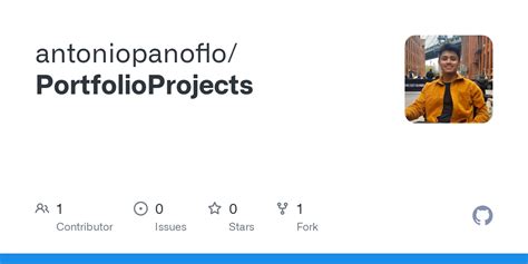 GitHub Antoniopanoflo PortfolioProjects