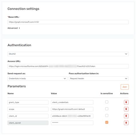 Use Oauth 20 Client Authentication To Connect To Graph Api With The