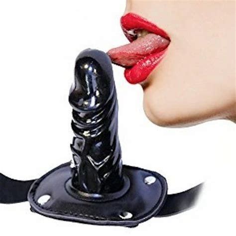 3 9 In Oral Sex Mouth Gag Realistic Lockable Penis Dildo Anal Butt Plug Sex Tool Eur 15 65
