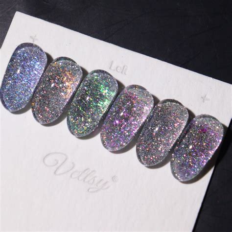 Reflective Opal Nail Art Glitters Orange Vettsy