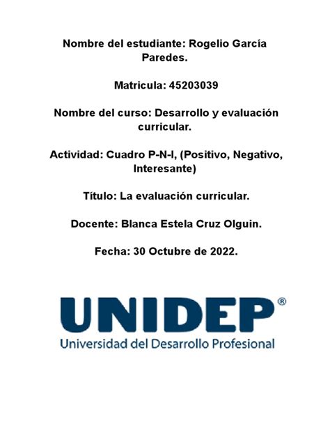 Cuadro Pni Pdf
