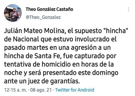 Hace Pocos Instantes Fue Enviado A La Cárcel Julián Molina El Presunto