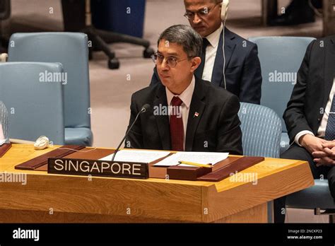 Muhammad Faishal Ibrahim Speaks At Security Council Meeting On Sea