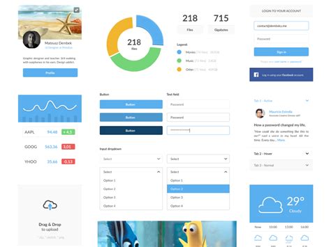 Clean Ui Kit Graphic Fork