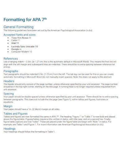 Apa 7 Example Format Pdf Examples