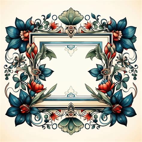 Premium Vector Geometric Vector Vintage Border Vector On White Backgroun