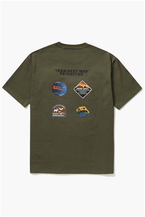 코오롱스포츠 남녀공용 엠블럼 라운드 티셔츠