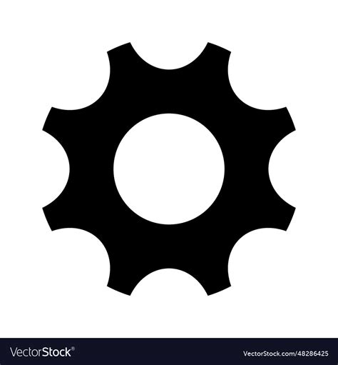 Settings Icon Royalty Free Vector Image Vectorstock