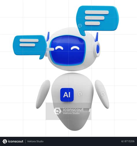 Artificial Intelligence Robot Chat Ai 3d Icon Free Download Science