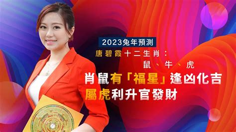 兔年2023運程唐碧霞十二生肖：鼠、牛、虎｜屬虎利升官發財