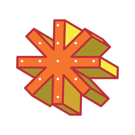 Vector Illustration Of Asterisk 12735391 Vector Art At Vecteezy