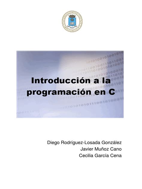 Libro De Programación En C Lenguaje De Programación Programa De