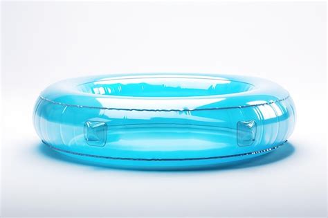 A Pristine Inflatable Pool Ready For Summer Fun On A Clear Png Or White