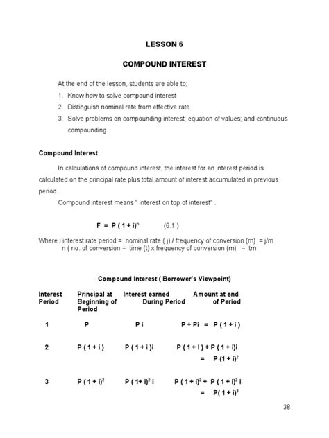 Compound Interest Worksheet With Answer Key Pdf 20 Scaffolded