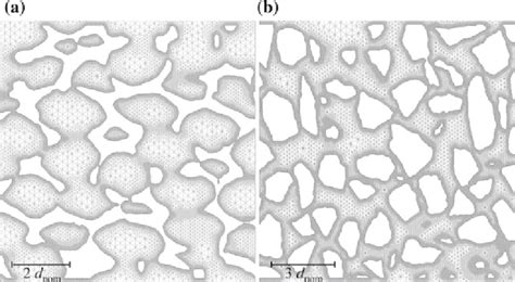 Sectional Views Of Tetrahedral Grids Generated In Pore Space Of A Rpc