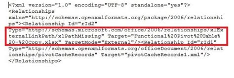 can t open pivot table source file excel first