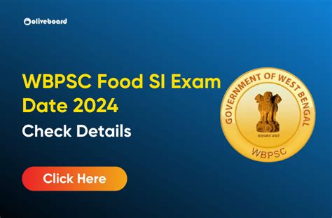Wbpsc Food Si Exam Date 2024 Out Food Si Exam Schedule