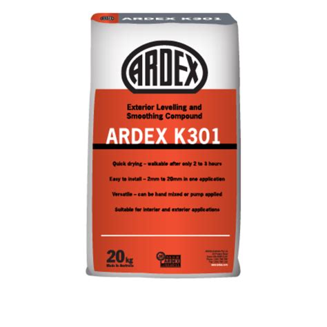 Ardex K 301 External Levelling And Smoothing Compound