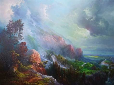Nature Oil Paintings On Canvas