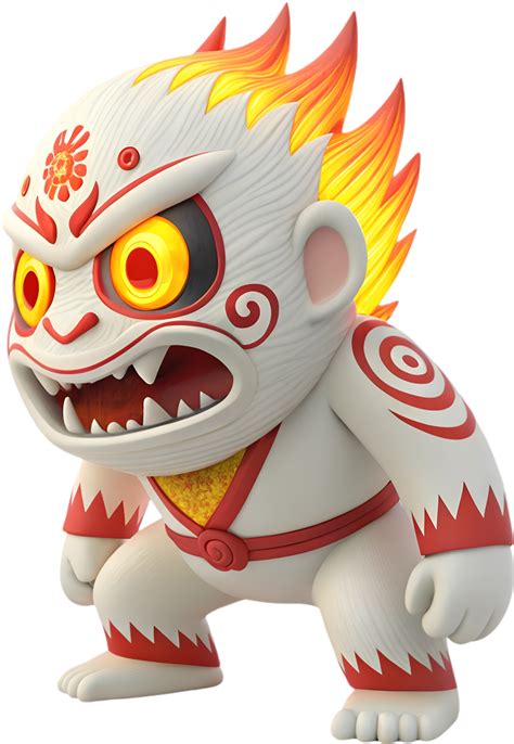 Mythical Japanese Yokai Horror Illustration Clipart 58188906 Png