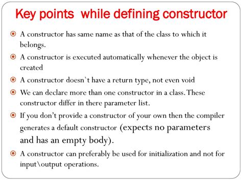 constructors and destructors ppt download