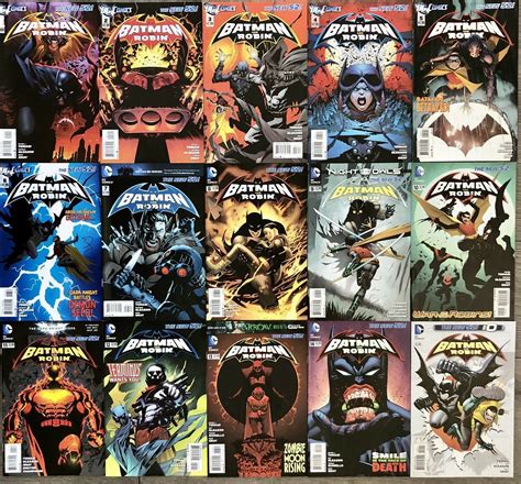 Dc Comics New 52 Batman And Robin Vol 2 0 1 14 2011 15 Issue Bundle