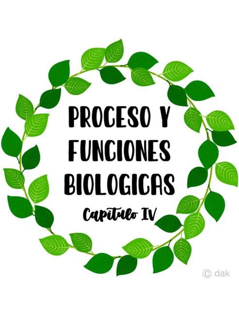 Proceso y Funciones Biológicas STUDY DENT uDocz