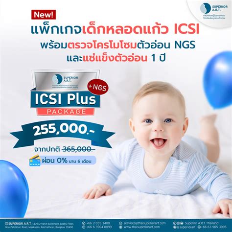 เพิ่มโอกาสมีลูกด้วย Icsi Plus Ngs แพ็กเกจทำเด็กหลอดแก้วด้วยวิธีการ