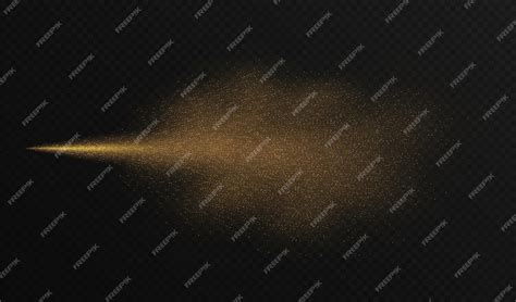 Premium Vector Golden Spray Mist With Glitter Particles Fashion