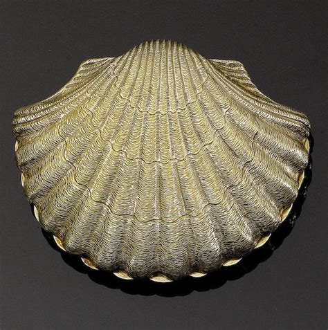 Bonhams Asprey A Silver Gilt Shell Form Compact By Asprey And Co Ltd