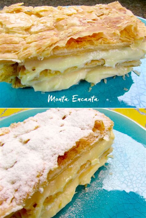 Bolo De Massa Folhada Com Creme Compartilhar Bolo