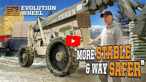 Genie Telehandler Airless Tires From Evolution Wheel