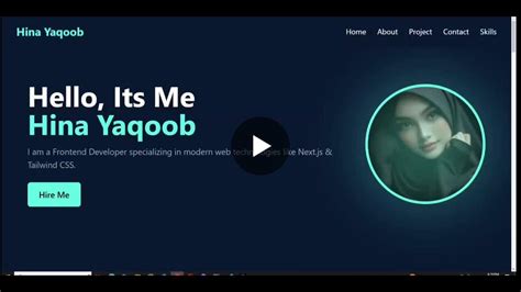 Nextjs Tailwindcss Gsap Frontenddeveloper Webdesign Portfolio